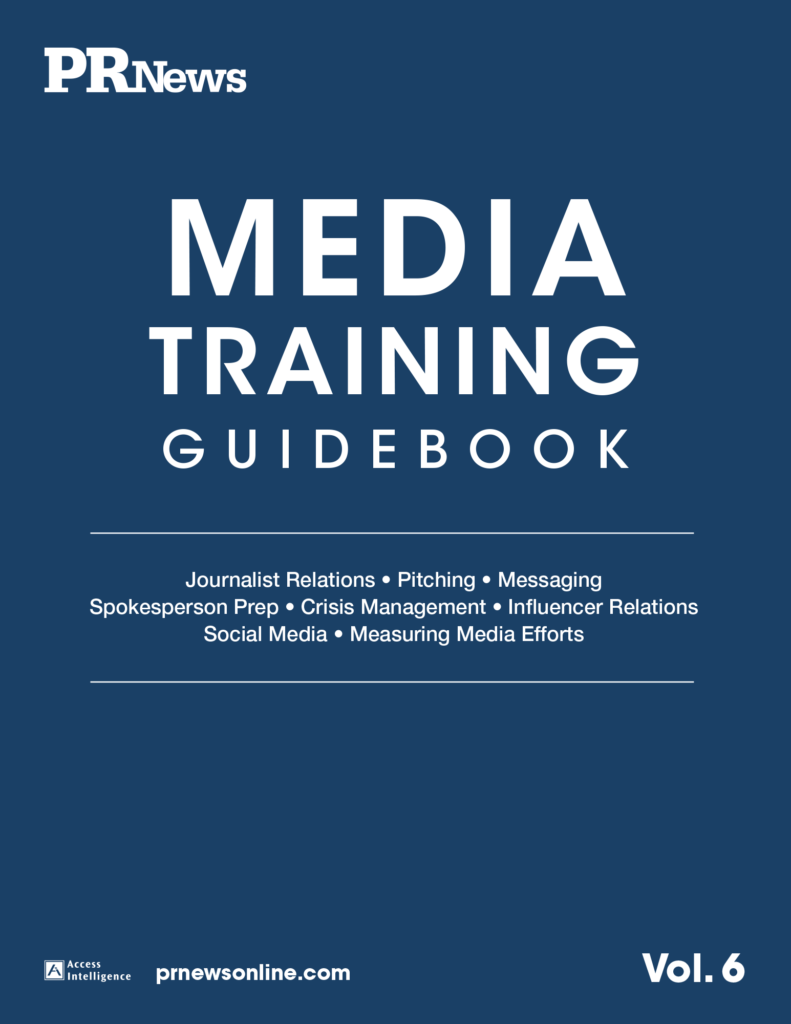 Media Training Guidebook, Vol. 6 - PRNEWS Store